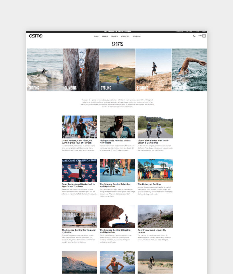 Osmo Nutrition | PressHive